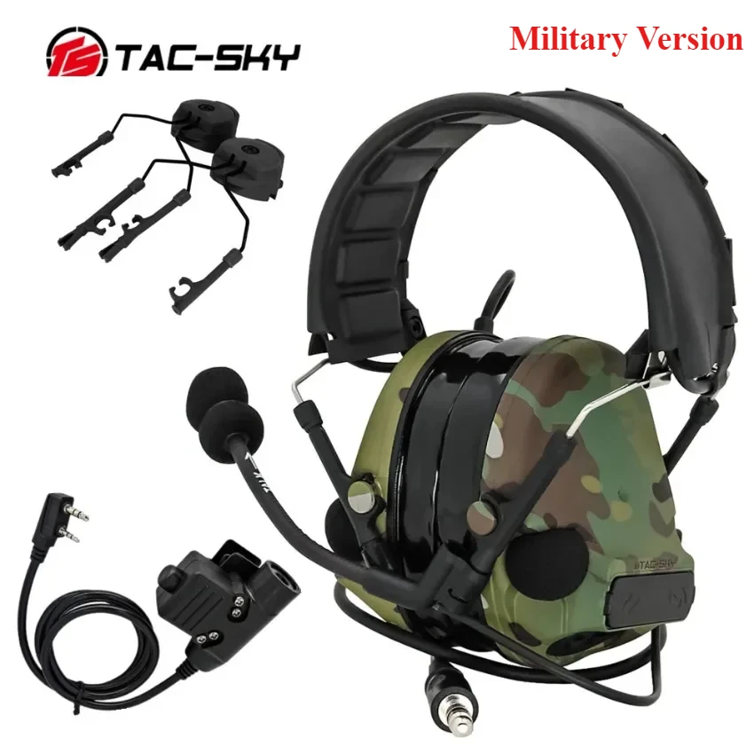 TS TAC-SKY Tactical Military COMTA III Hearing Protection Headset for ...