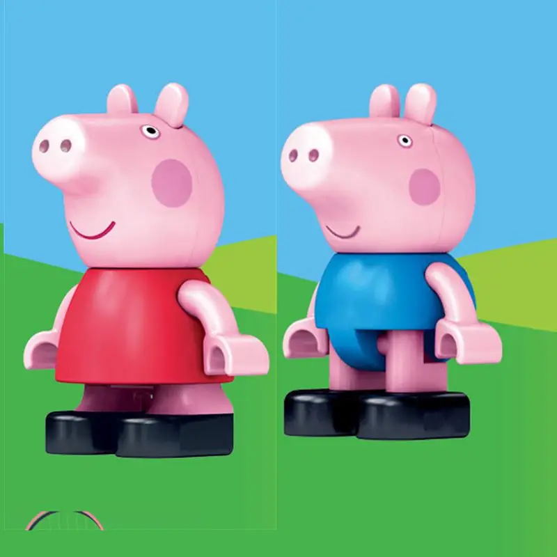 Peppa-Pig-and-Friends-mu-ecas-m-viles-para-ni-os-juguetes-de-bloques-de ...