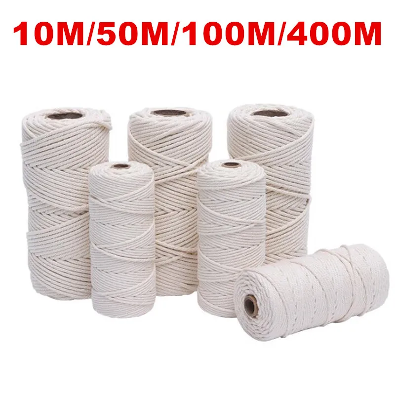 Thread Macrame Cord Cotton | Braided Rope Craft Macrame | Cotton Rope ...