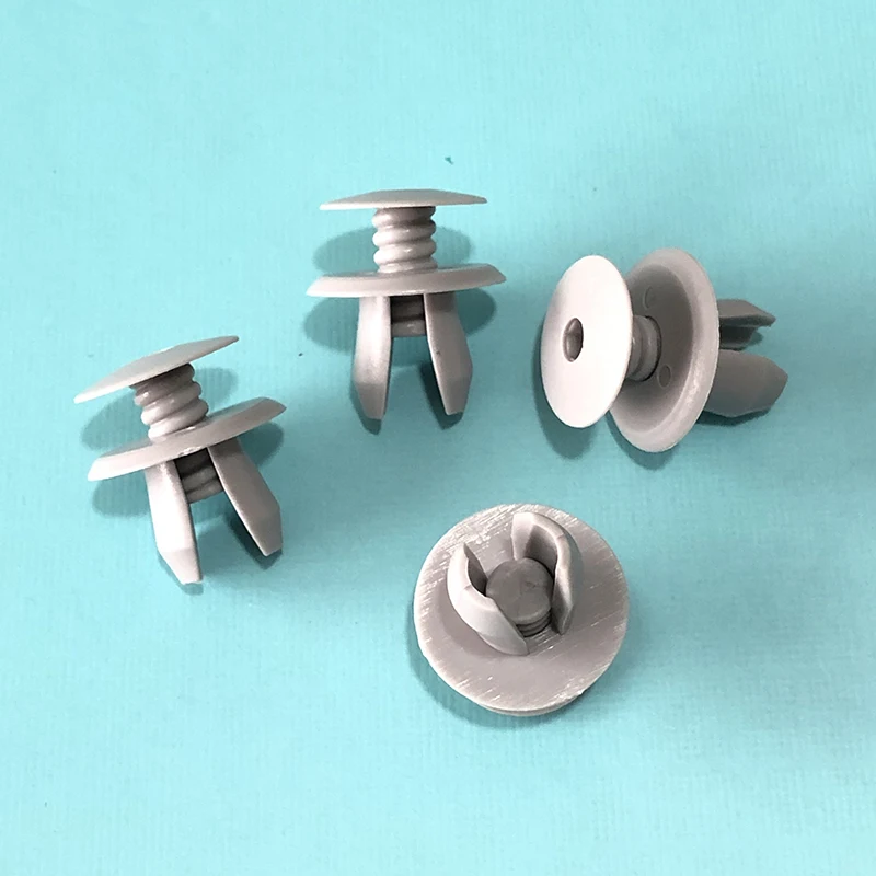 50pcs-Car-Fastener-Trim-Panel-Lining-Clips-Gray-Plastic-Holder-Clip-Car ...