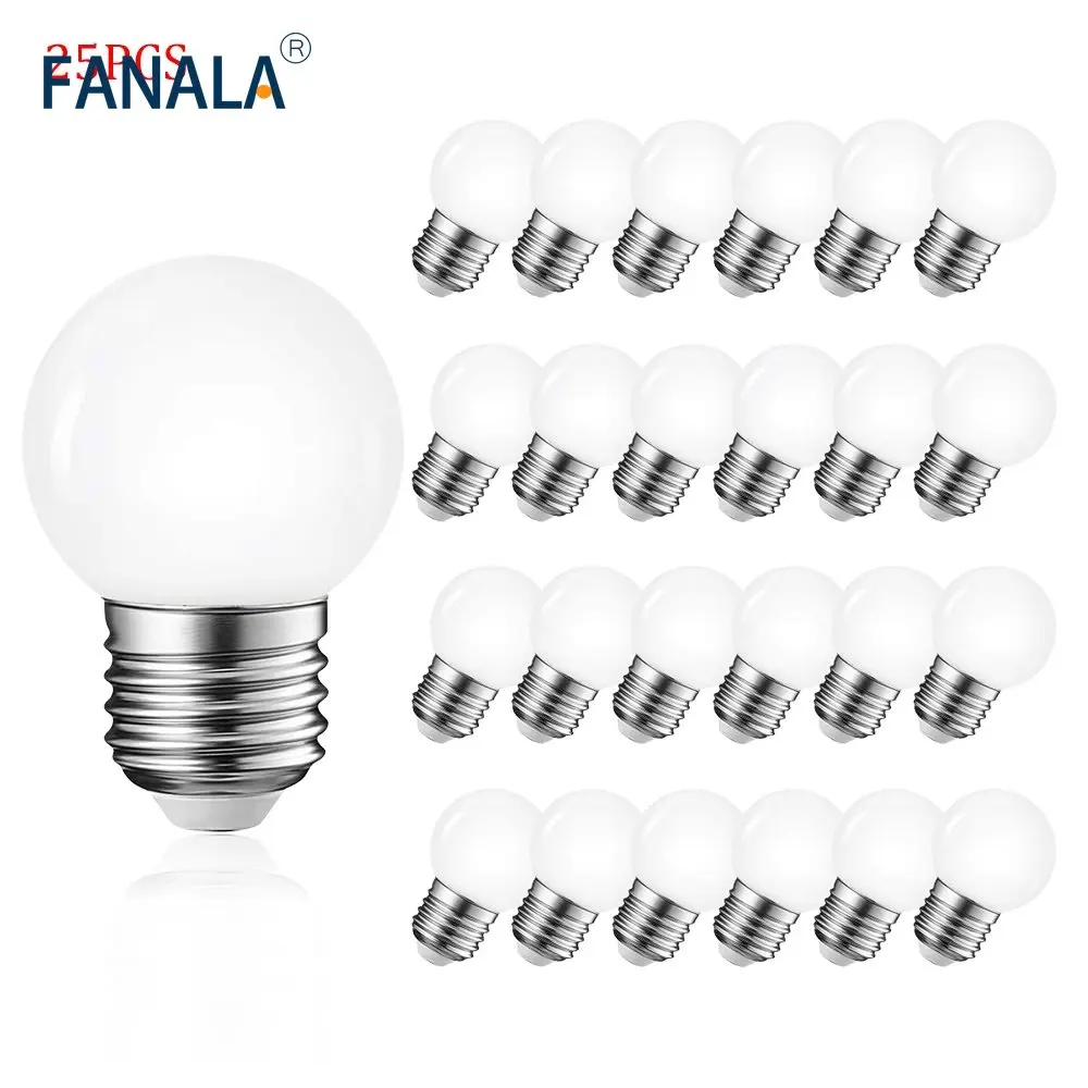 E27-G45-Led-Bulb-Plastic-Milky-White-Globe-PC-SMD-White-220V-1W-2W-3W ...