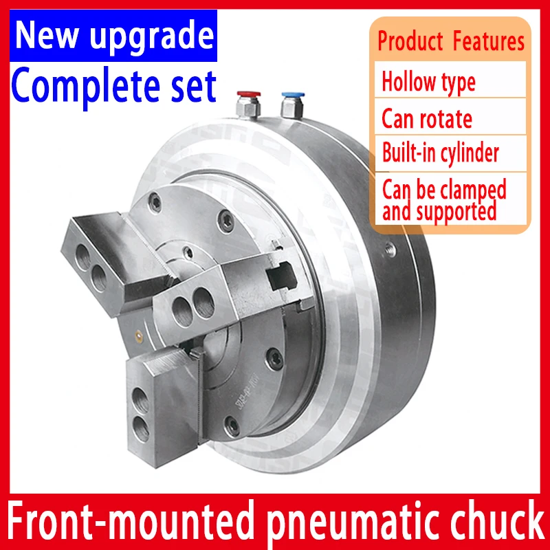 4-Inch-Hollow-pneumatic-chuck-3-Jaw-Front-type-Four-axis-and-five-axis ...