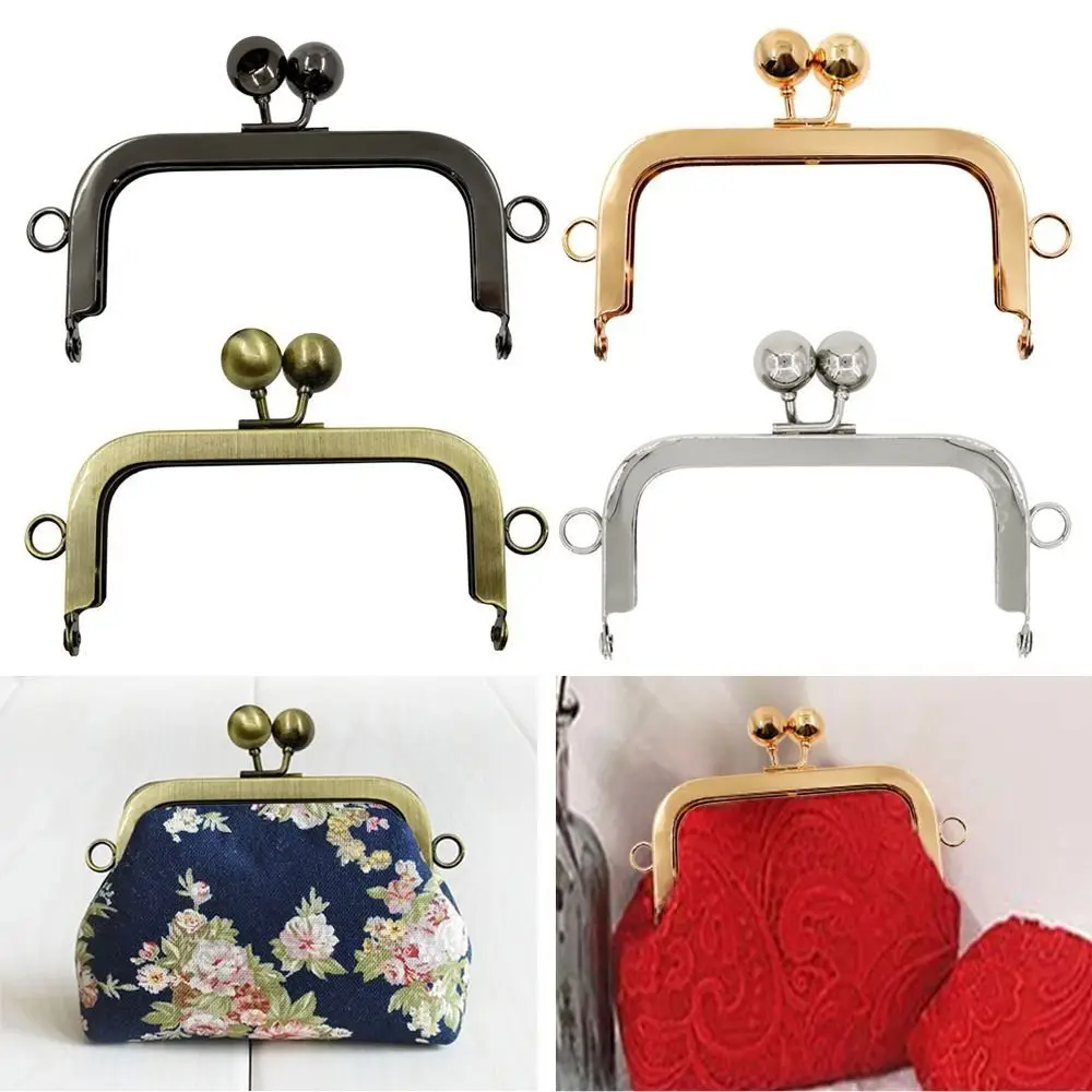 Bag Hardware Metal Purse Frame Kiss Clasp Vintage Purse Clasp Frame ...
