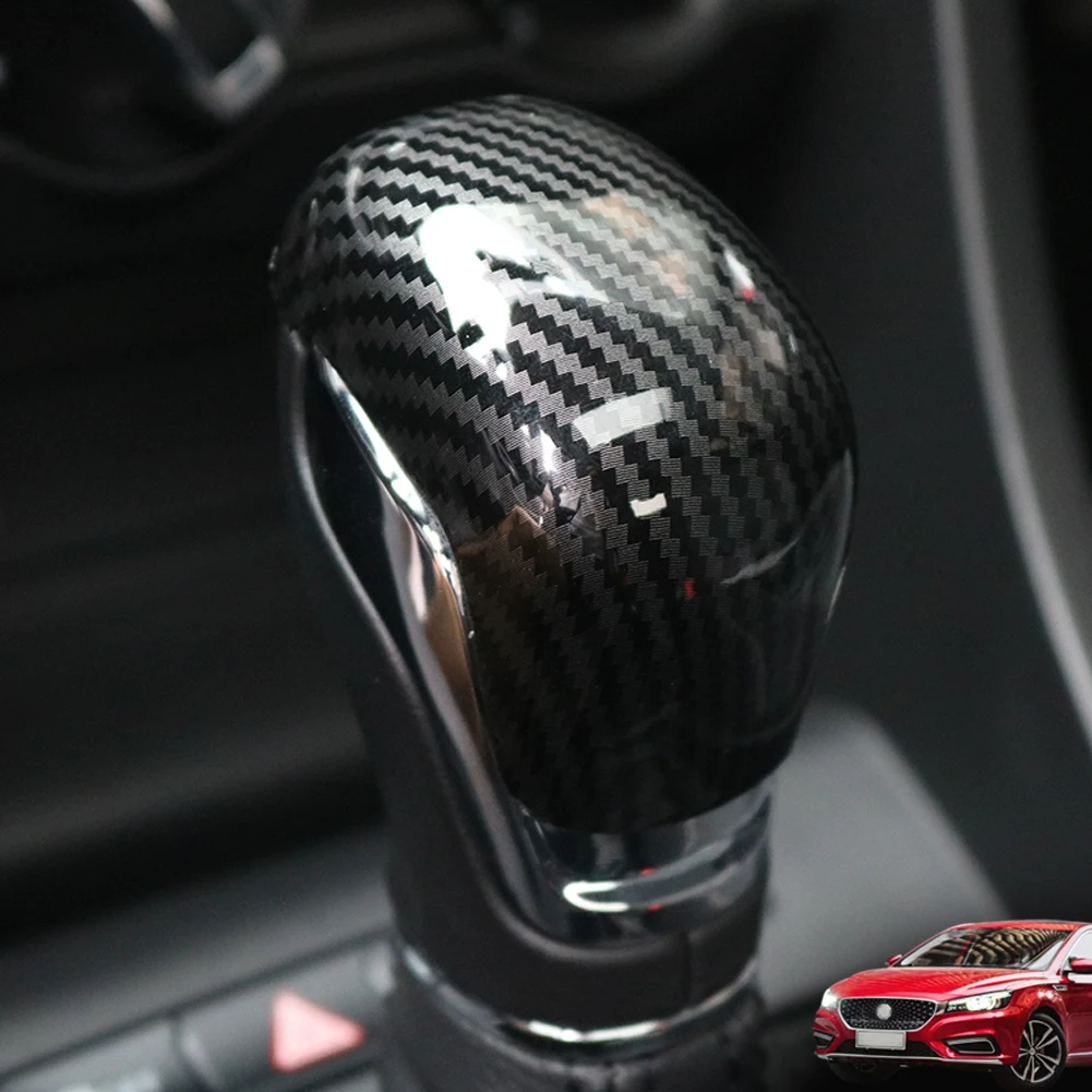 For MG ZS 2017 2018 2019 2020 EV MG6 Carbon Fiber ABS Car Gear Shift ...