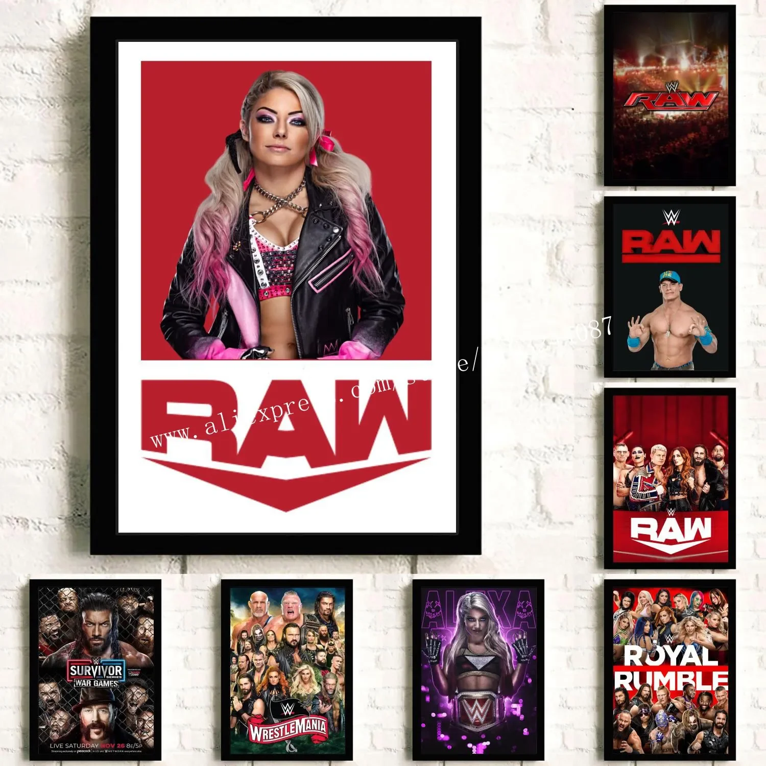 Raw-Alexa-Bliss-Poster-Decorative-Painting-Canvas-Poster-Wall-Art ...