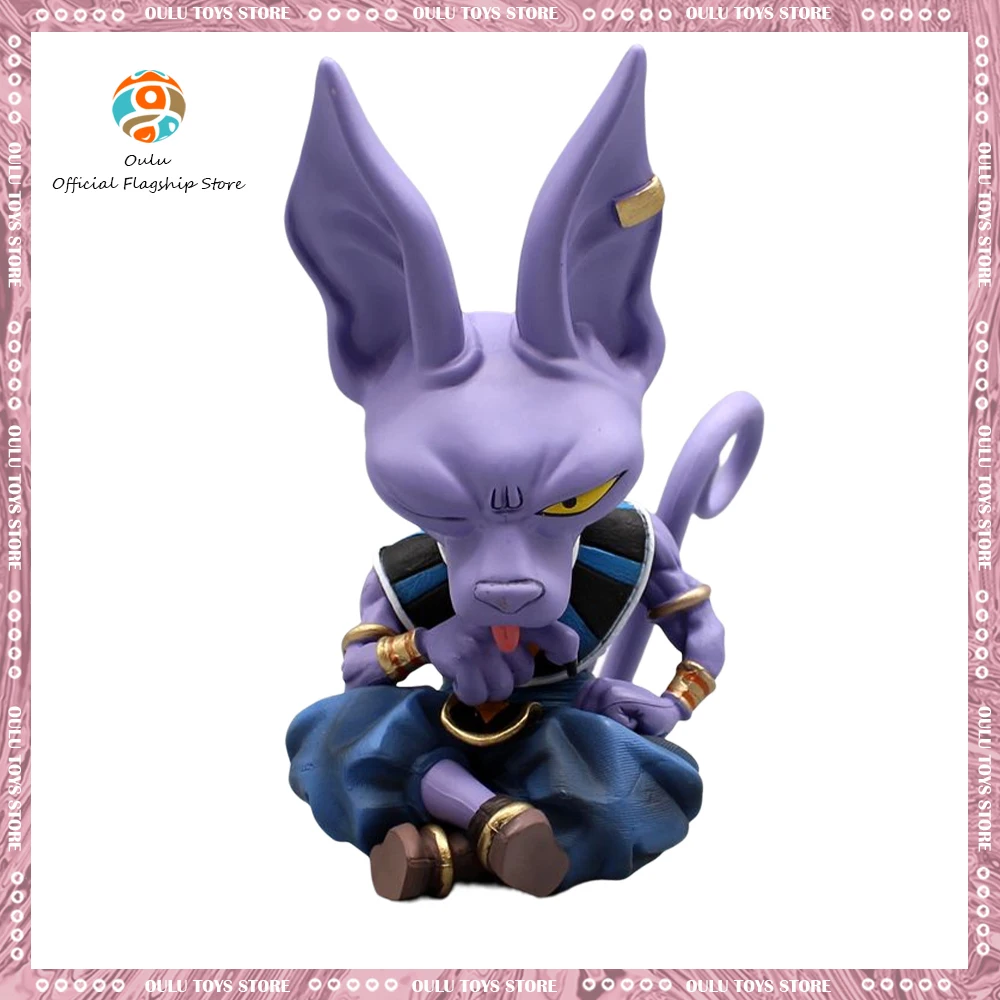12cm Dragon Ball Z Beerus Anime Figures Beerus Gk Collection Pvc ...