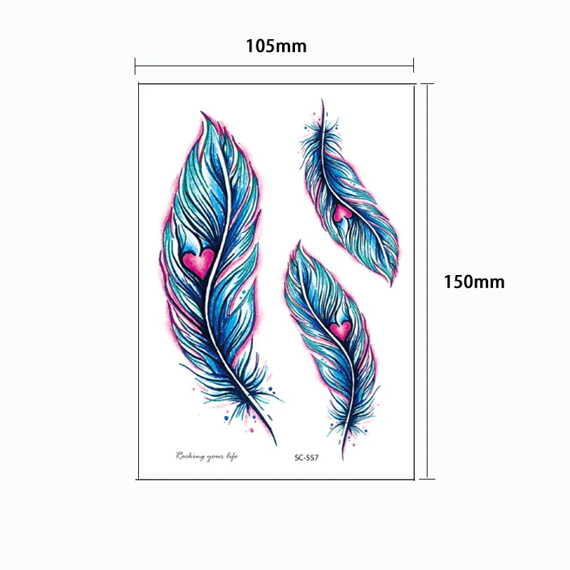 Feather Tattoo Designs For Men