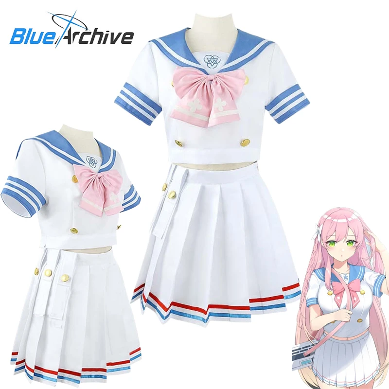 Anime-Game-Blue-Archive-Urawa-Hanako-Cosplay-Costume-Sailor-Suits ...