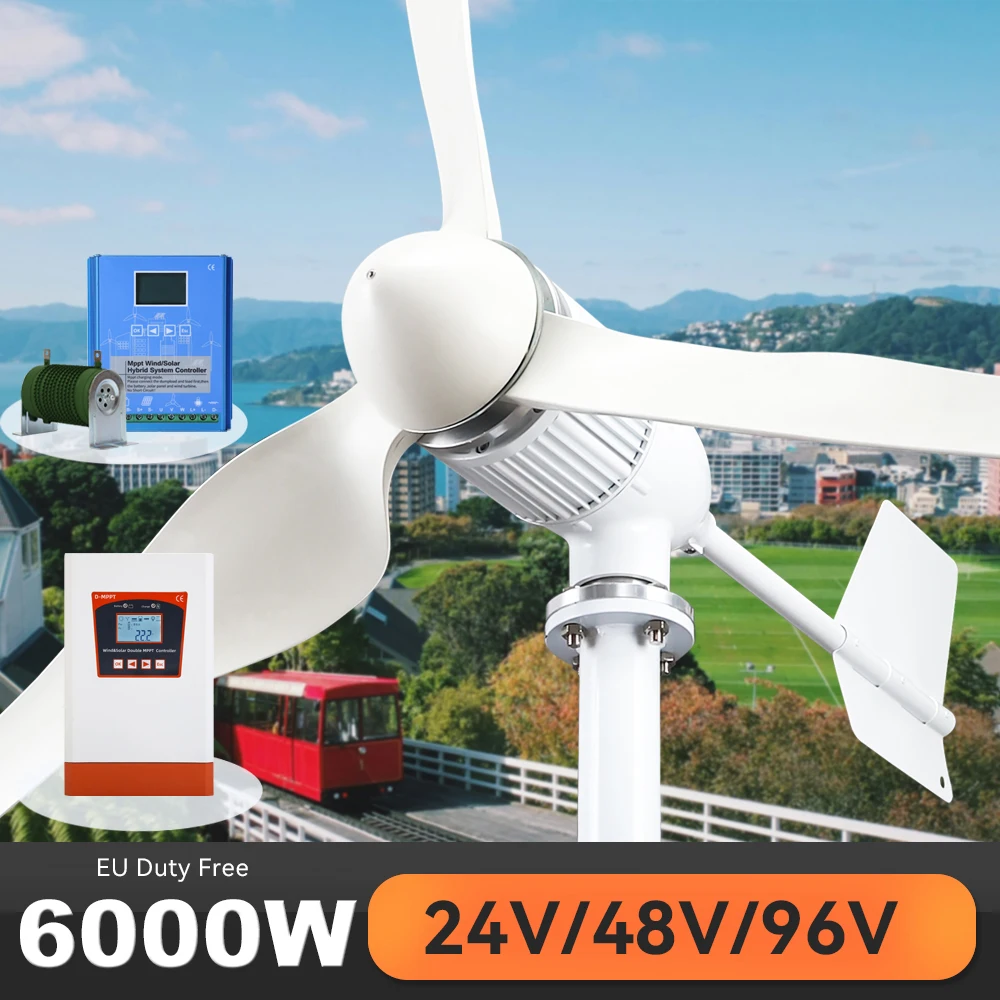6000W-Wind-Turbine-Generator-Wind-Dynamo-6KW-3-Blades-12v-24v-48v-With ...