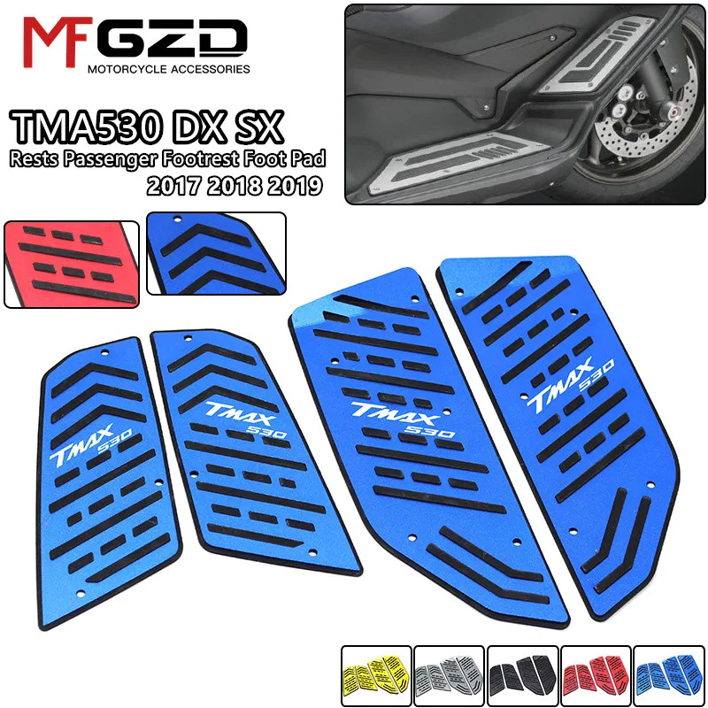 tmax530-Motorcycle-Accessories-Front-Rear-Footboard-Foot-Peg-Footrests ...
