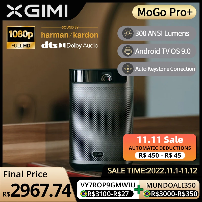 Xgimi Mogo Pro Plus Screenless Tv Pro + Portable Projector Auto ...