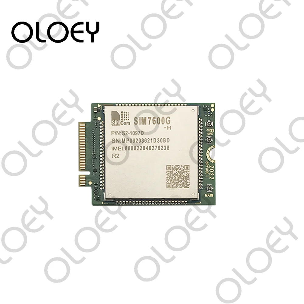 SIM7600G-H R2 4G LTE CAT4 Modul M.2 dengan Adaptor NGFF Ke USB 3.0 ...