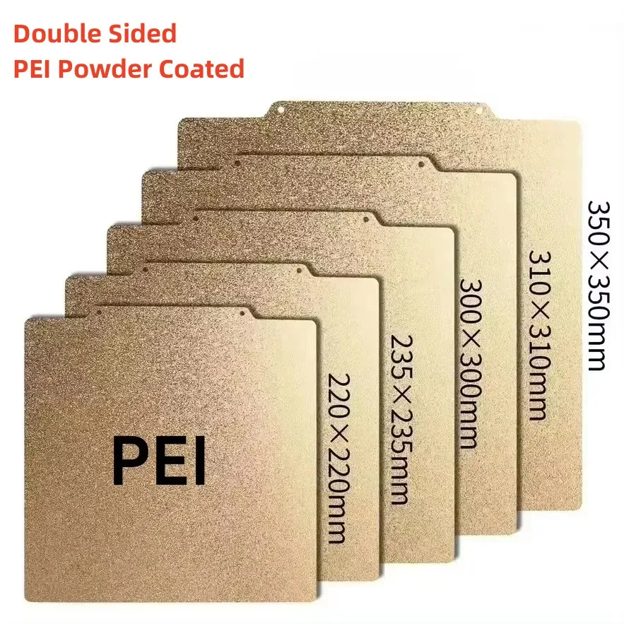 Texture Build Plate PEI 235/250/310/350/220mm Double Sided Spring Steel ...