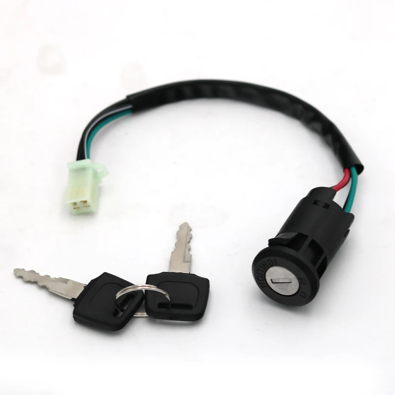 1pcs Motorcycle With Wire Ignition Switch Key Start Switch Door Locks ...