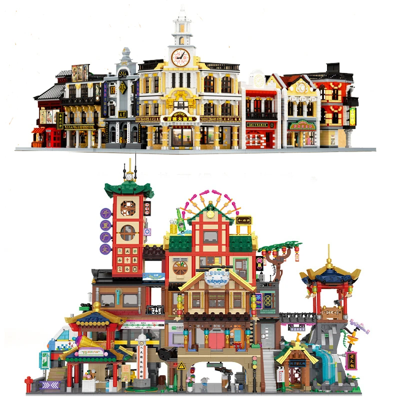 Architecture Blocks Buildings | Restaurant Building Blocks | Micro ...