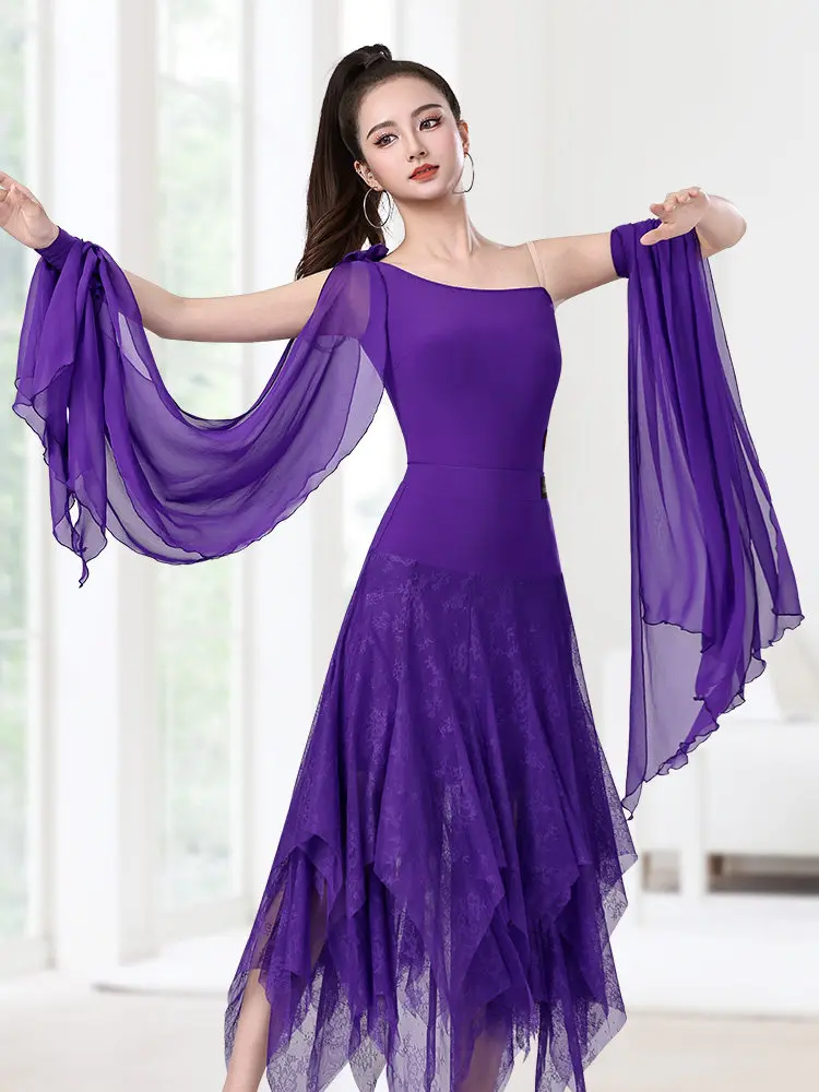 2026 New Ballroom Dance Leotard Practice Clothes Elegant High-end High ...