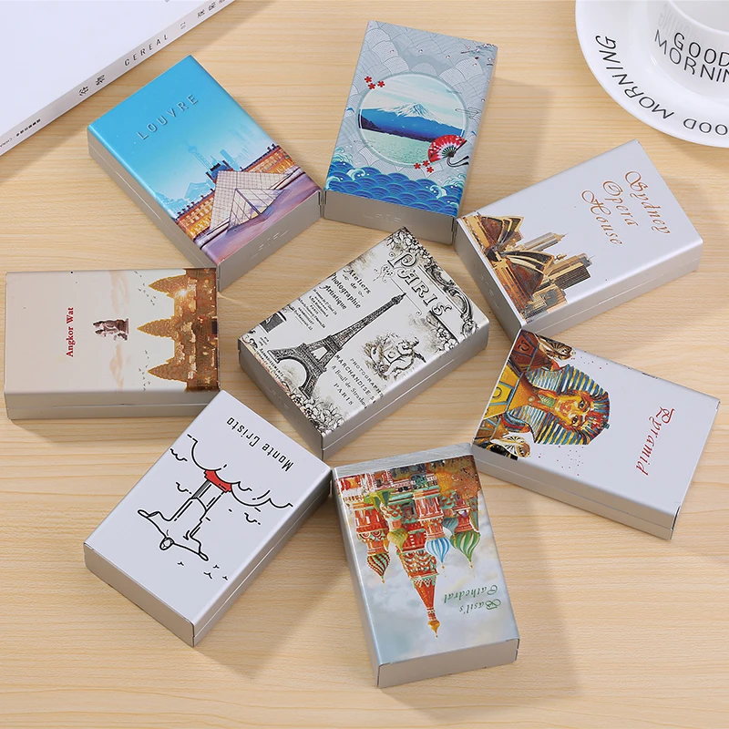 20-Sticks-Metal-Aluminum-Alloy-Sliding-Cigarette-Box-Case-Tourist ...