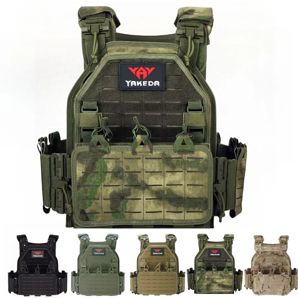 YAKEDA MOX CAMO Light Weight Quick Release Combat Plate Carrier 1000D ...