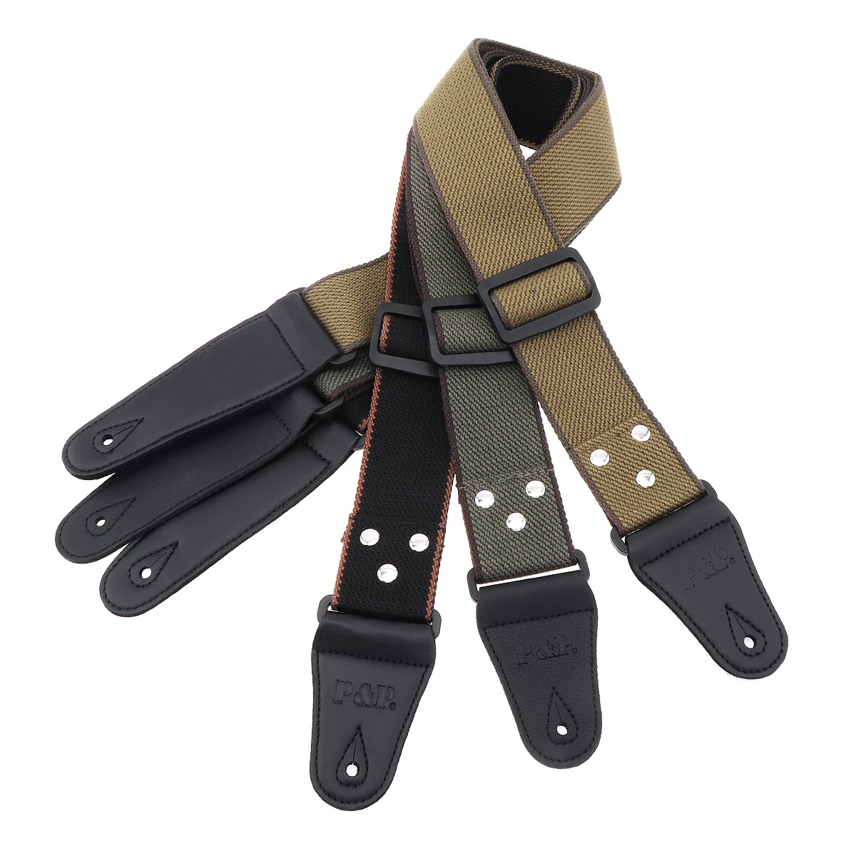 Adjustable Pure Cotton Guitar Strap For Acoustic Electric Bass Guitar ...