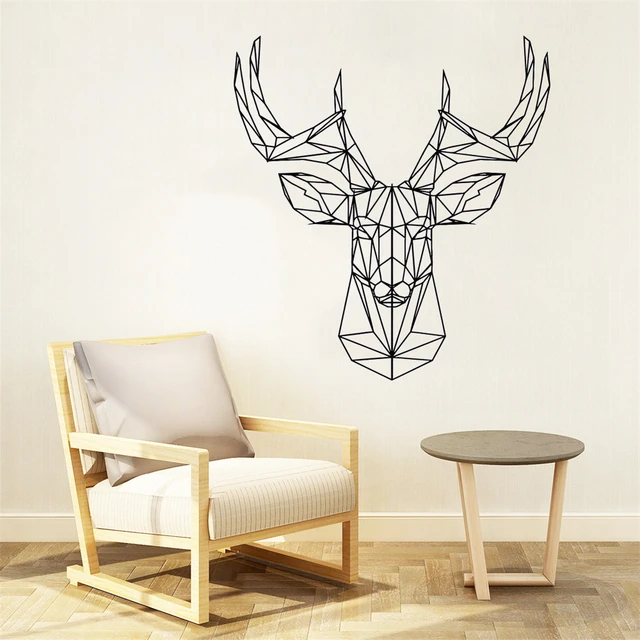 Decalcomania Della Testa Di Cervo