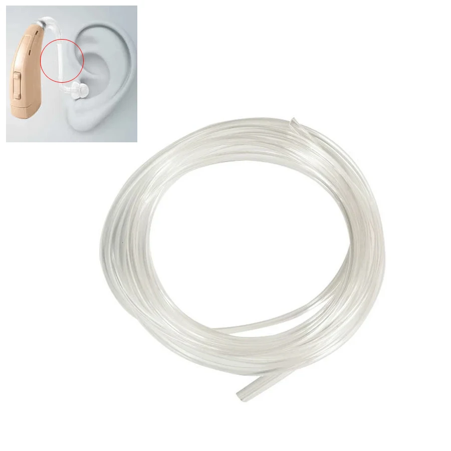 1Pc PVC Tube Tubing for BTE Hearing Aid Earmold Tube Tubing Transparent ...