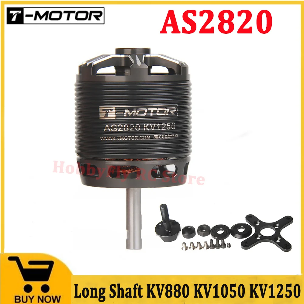 T MOTOR AS2820 AS 2820 Long Shaft KV880 KV1050 KV1250 Brushless Motor ...