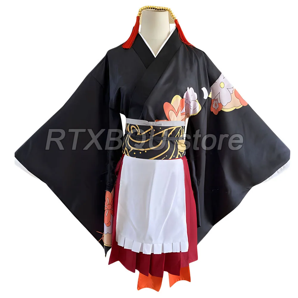 Anime demônio slayer kibutsuji muzan cosplay kimetsu não yaiba traje ...