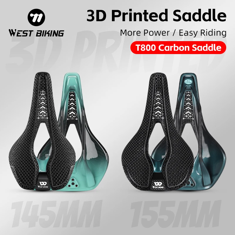 West-Biking-3d-Bedrukt-Zadel-Ultralicht-T800-Carbon-Fiber-Zadel-Korte ...