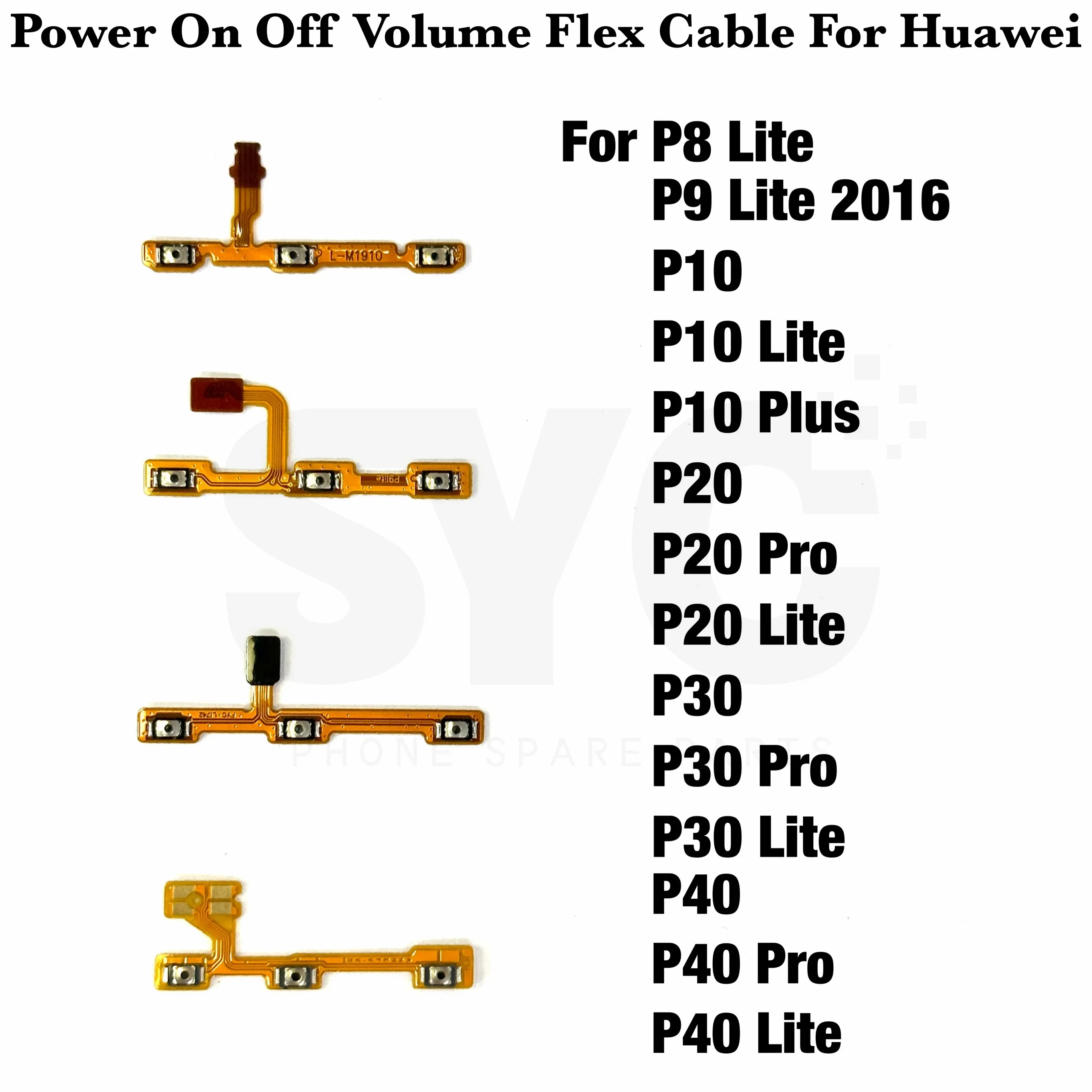 1Pcs-New-Power-On-Off-Volume-Side-Button-Key-Flex-Cable-For-Huawei-P8 ...