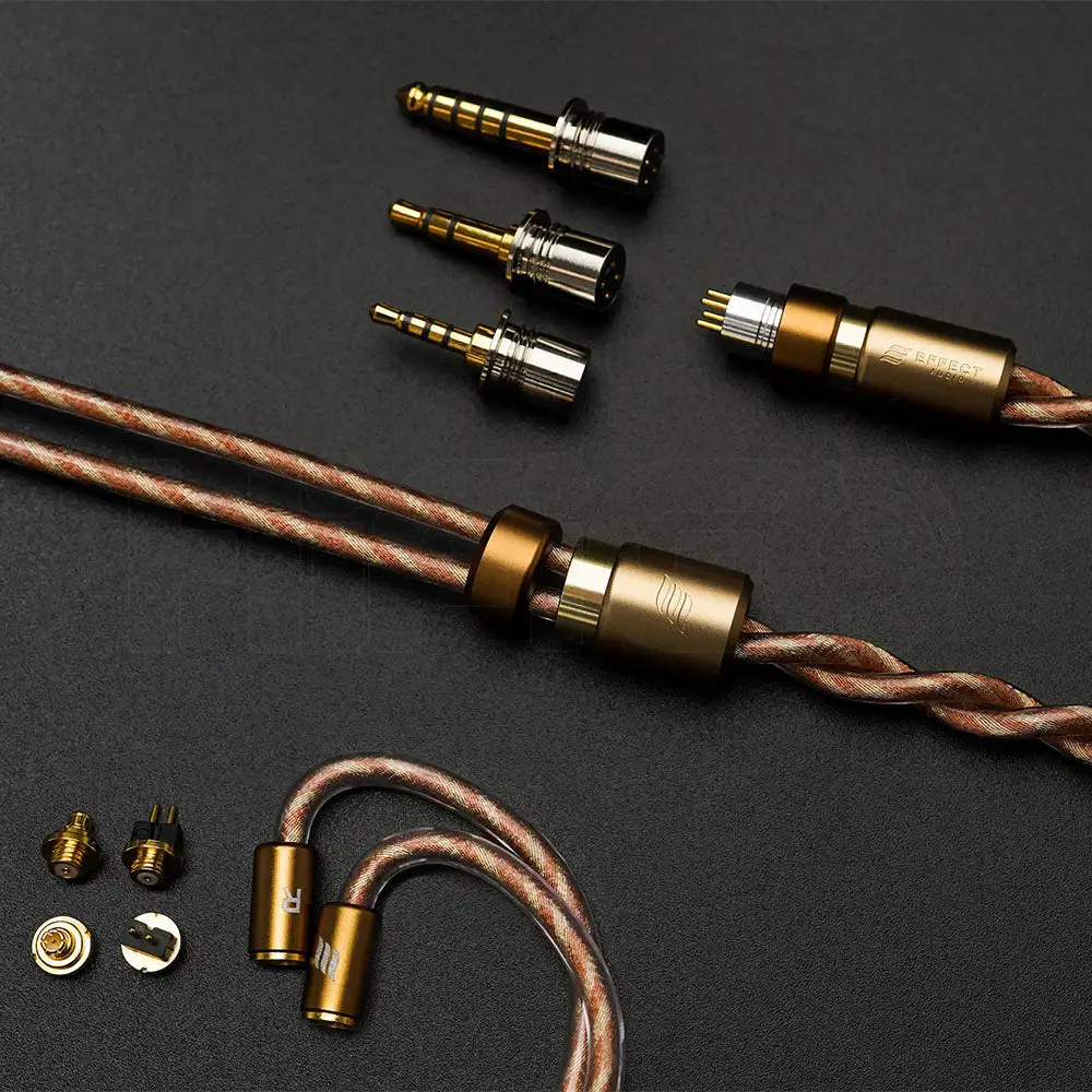 Effect-Audio-Fusion1-Fusion-1-Earphone-Cable-Premium-UP-OCC-Gold-Plated ...