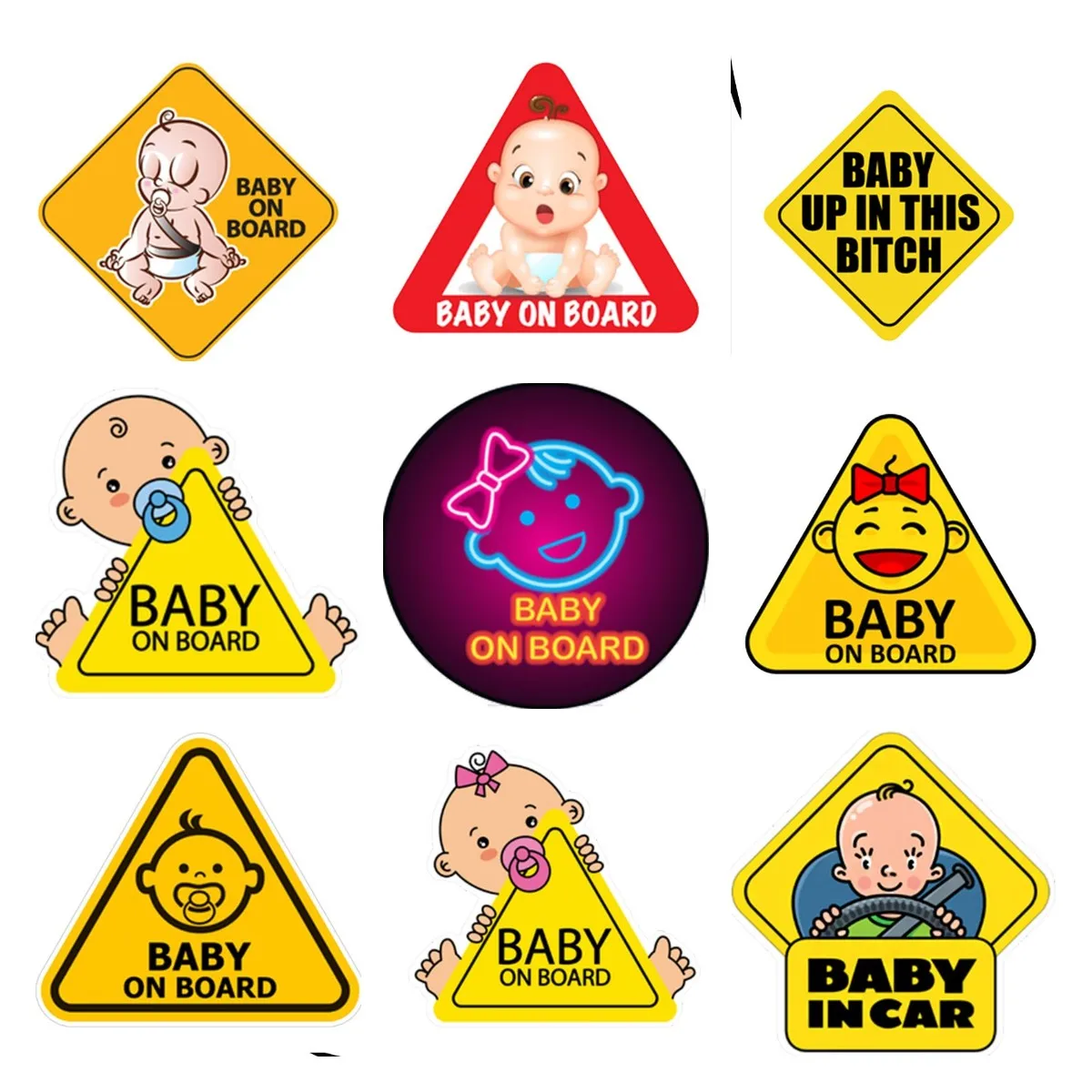 Baby On Board Signs Personalized