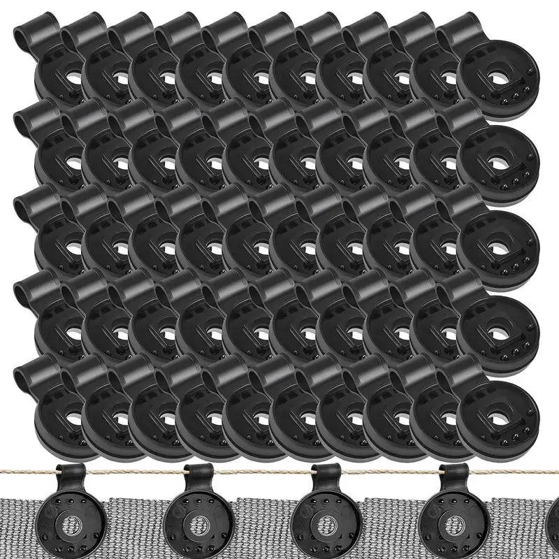 50pcs-Tarp-Clip-Heavy-Duty-Lock-Grip-Net-Fixing-Clip-Greenhouse-Shade ...
