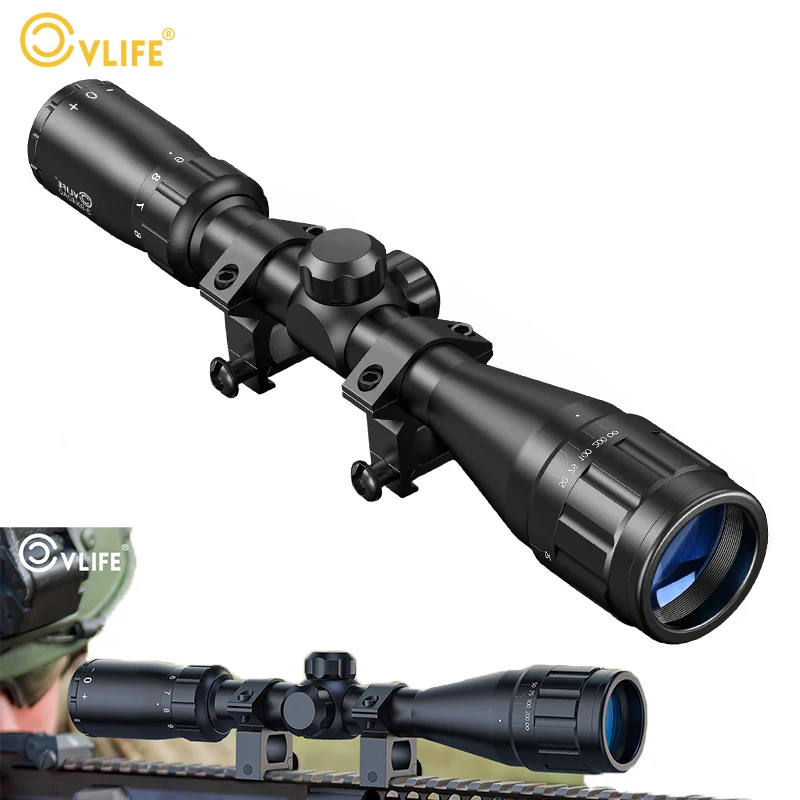 CVLIFE-Riflescope-Airsoft-3-9x40-AO-Optics-R4-Reticle-Crosshair-with ...