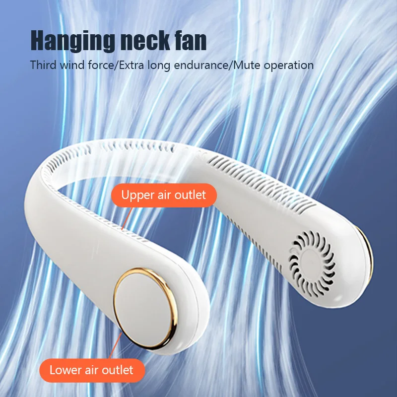 Portable-Neck-Fan-USB-Charging-Electric-Wireless-Hanging-Neck ...
