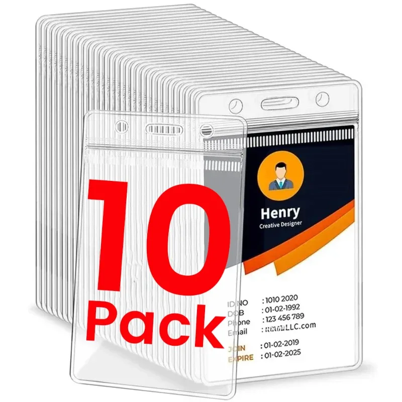 10-1Pcs-Waterproof-Transparent-Card-Cover-Credit-Card-Bank-ID-Card ...