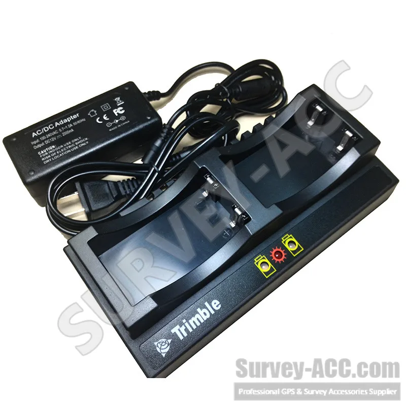 NEW TRIMBLE DUAL CHARGER FOR TRIMBLE 5700/5800/R8/R7/R6 GNSS 54344 BATTERY