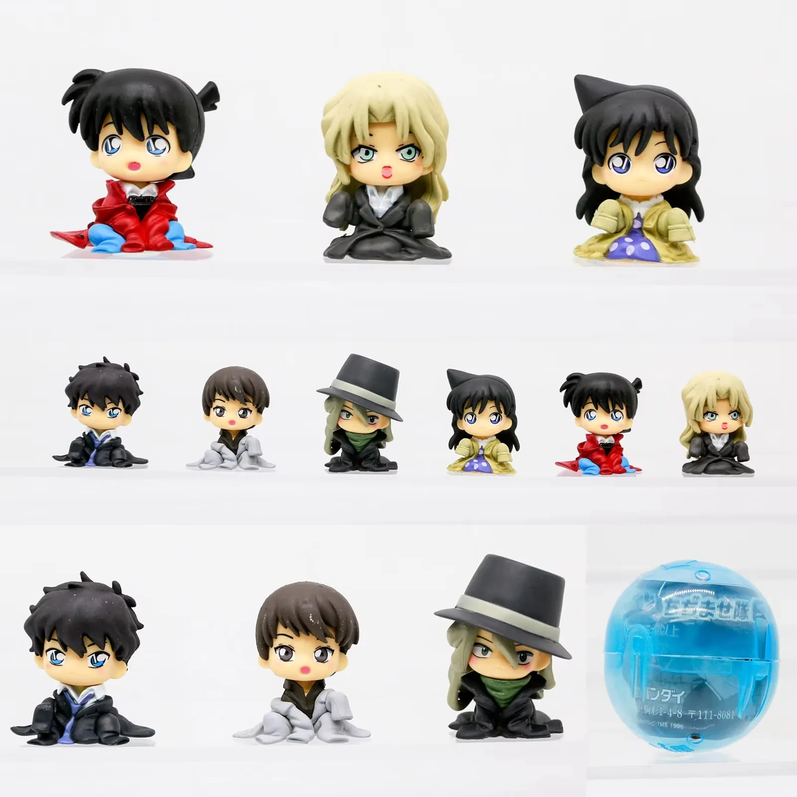 Detective Conan Gacha Capsule Toy Anime Peripheral Kudou Shinichi Mouri ...