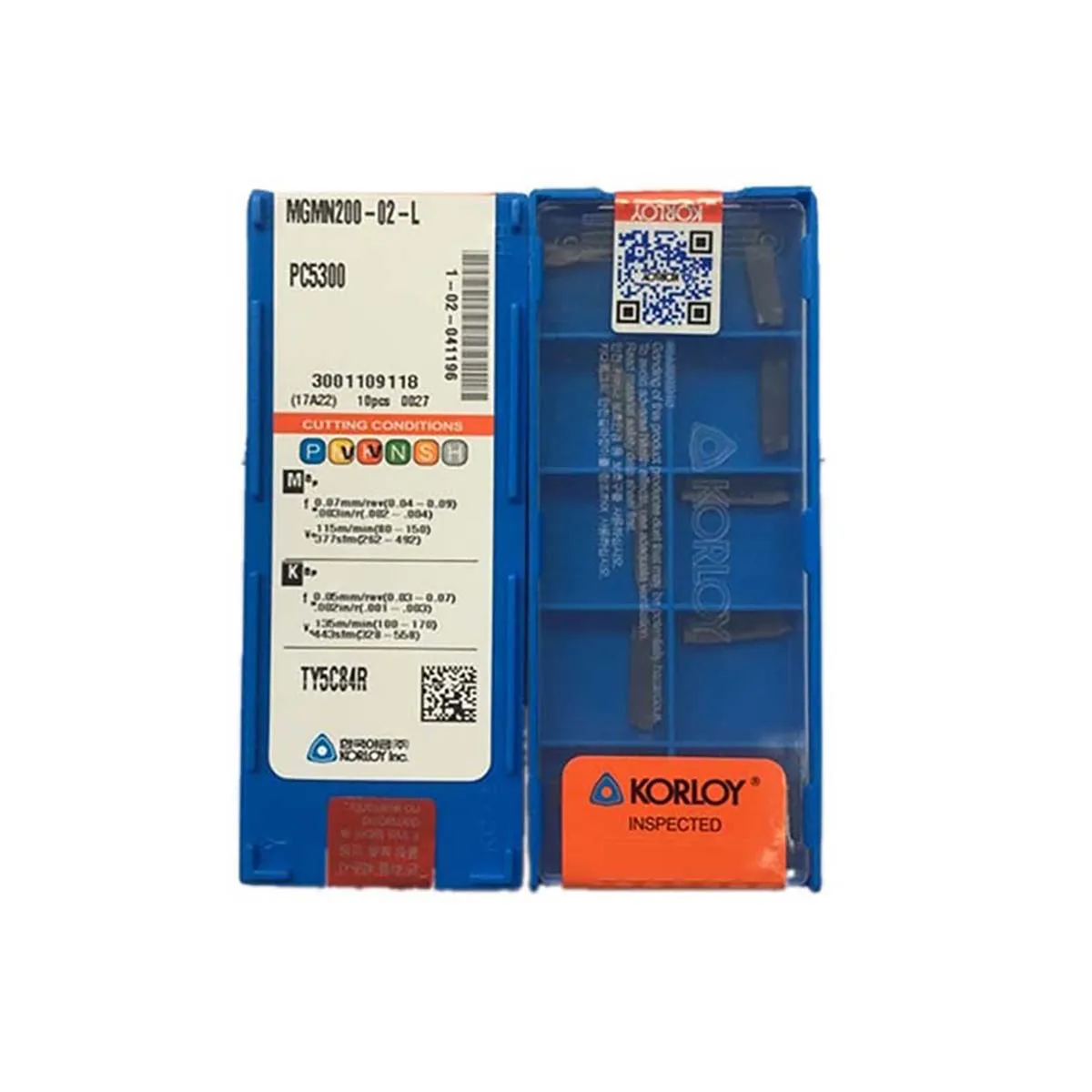Korloy 100% Original Mgmn150 Mgmn200 Mgmn250 Mgmn300 Mgmn400 L Cnc ...