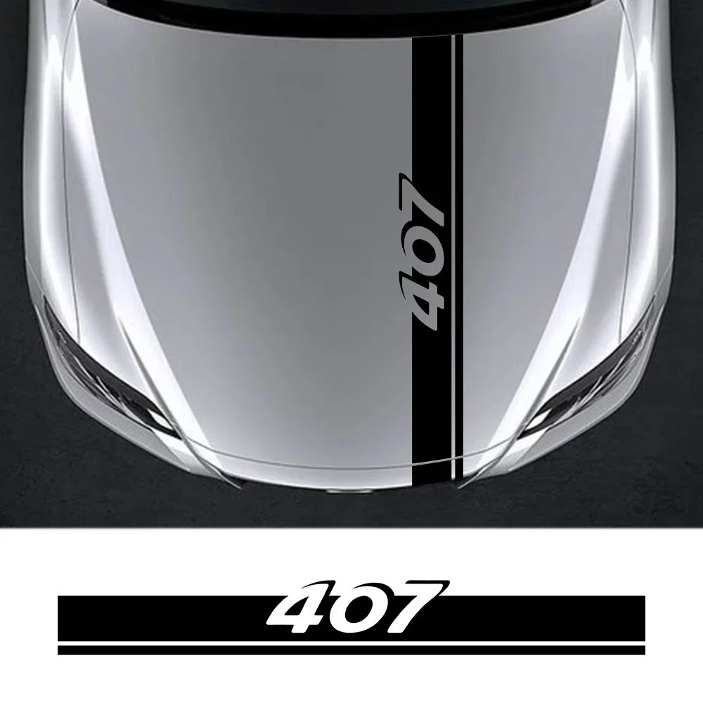 Pegatinas-de-rayas-para-cap-de-coche-deportivo-Peugeot-407-pel-cula-de ...