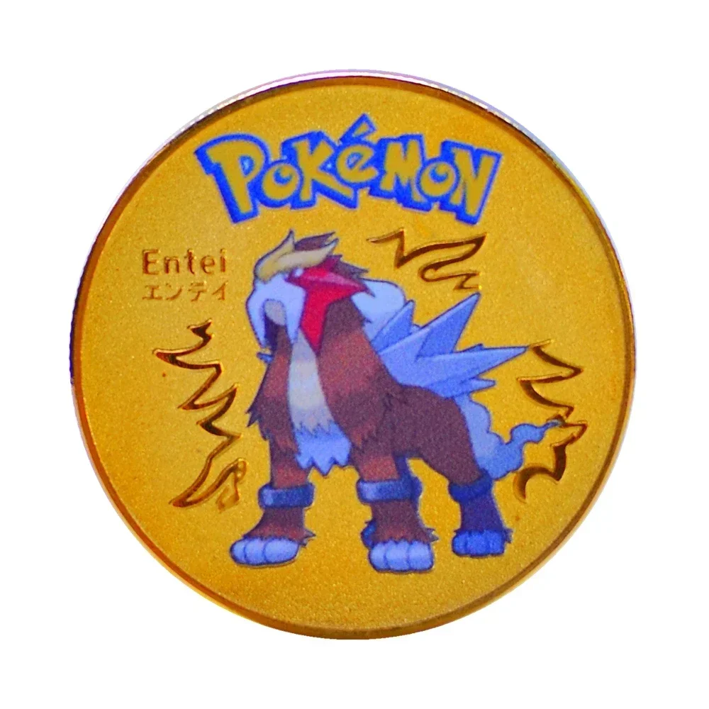 Coine Metal Pokémon Coins Anime Commemorative Silver Coin Mewtwo Vmax ...
