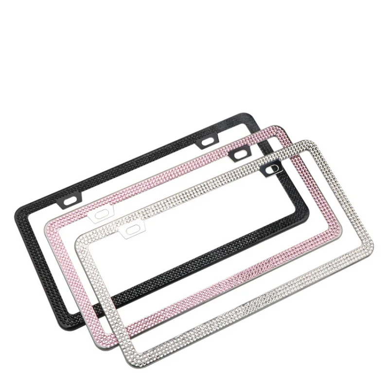 Sparkling Crystal Women's License Plate for US Car Model with ...