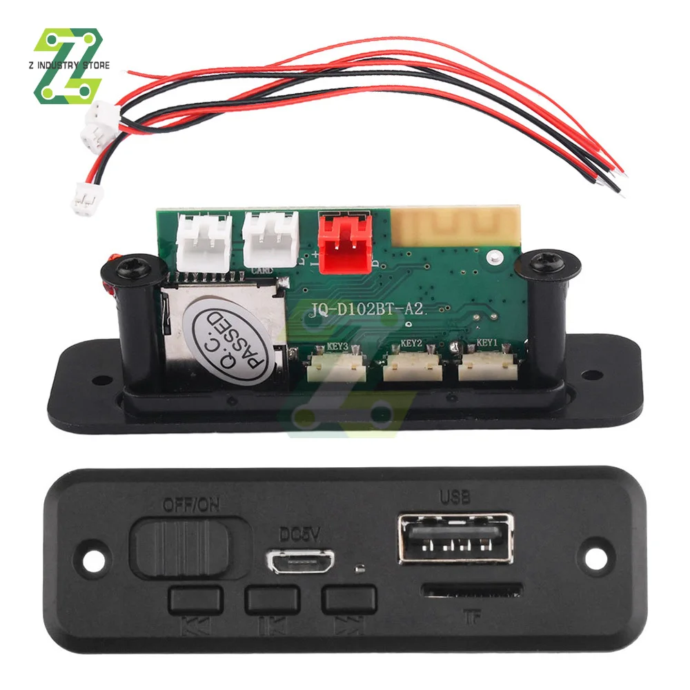 5V-Bluetooth-5-0-MP3-Player-Decoder-Board-Auto-FM-Radio-Modul-2-3W-6W ...