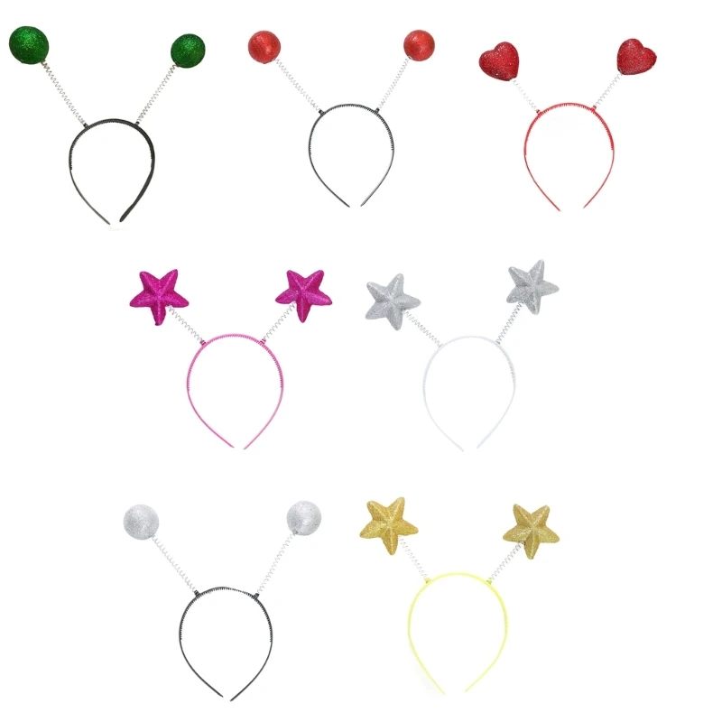 Halloween-Alien-Headband-Metallic-MartianHeadband-Alien-HeadBopper-Star ...