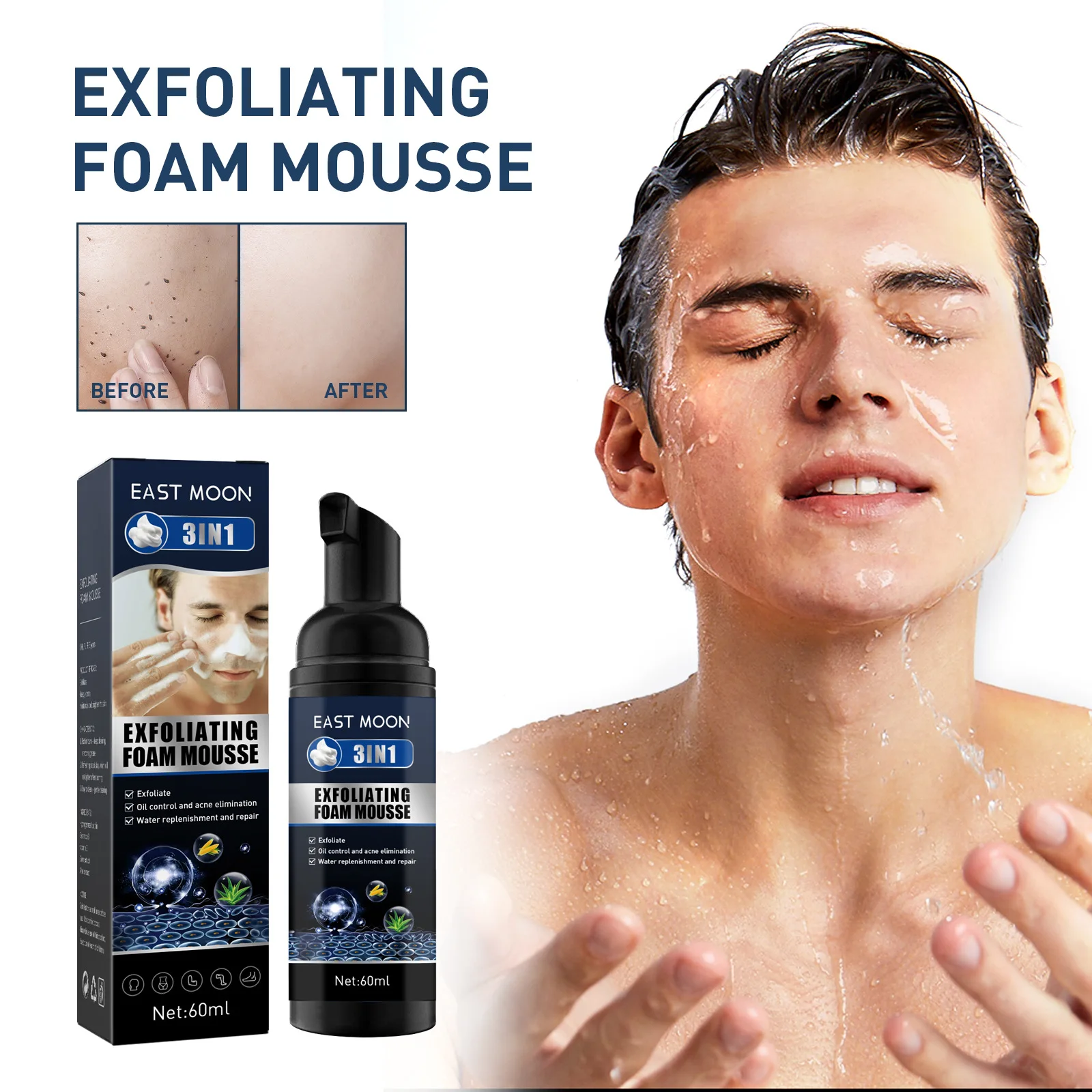 Cleansing-Mousse-For-Man-Deep-Clean-Bubble-Cleanser-Face-Wash-For-Oily ...