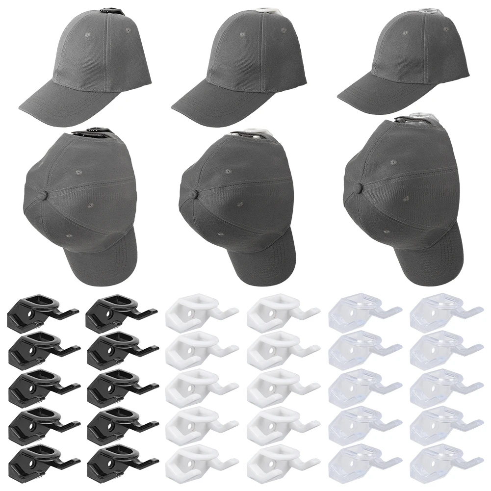 10Pcs-Wall-Mount-Hat-Organizer-Multi-Purpose-Baseball-Hat-Hangers ...