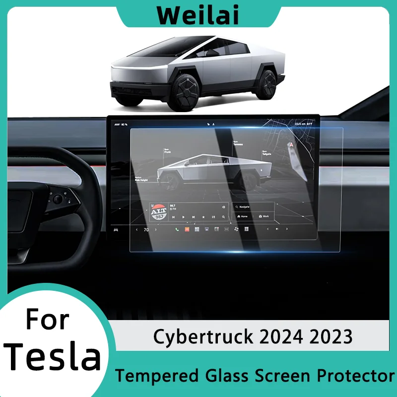 Tempered-Glass-Screen-Protector-for-2024-Tesla-Cybertruck-HD-18-5-Inch ...