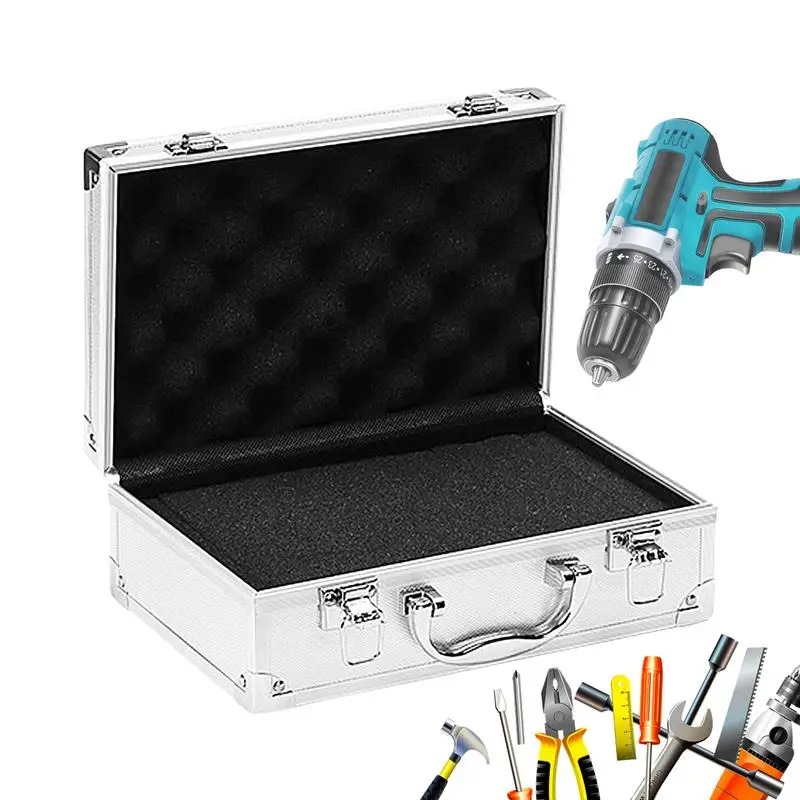 Aluminum-Travel-Instrument-Organizer-Suitcase-Case-Portable-Alloy ...