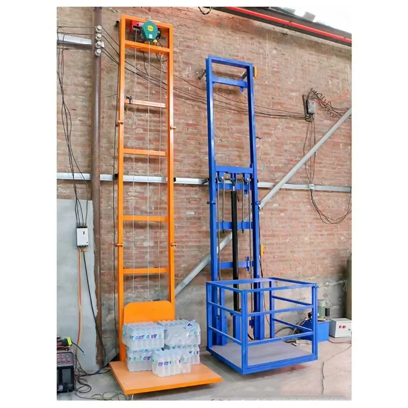 2m 6m Home Mini Small Electric-hydraulic Lift Transportation Warehouse ...