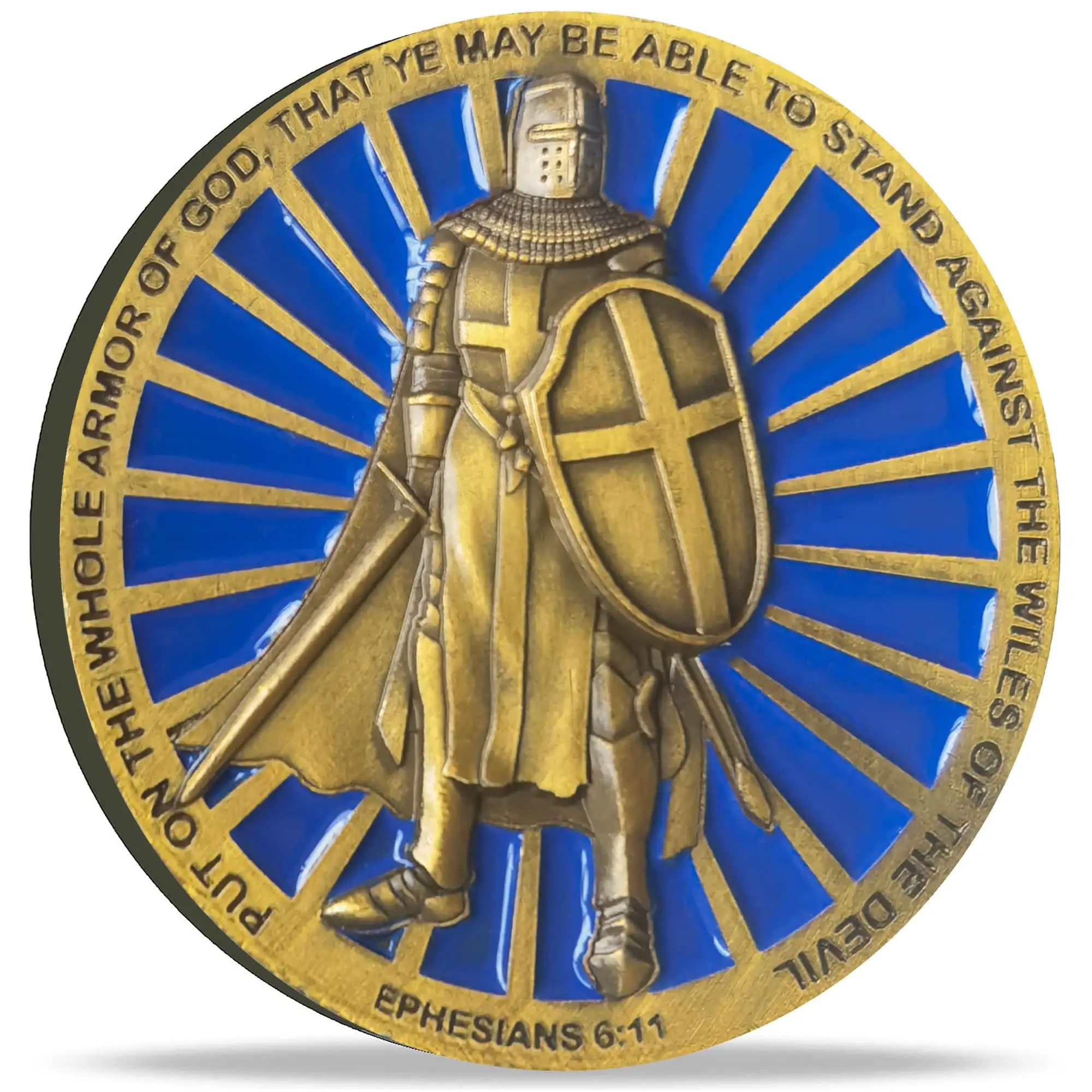 Full-Armor-of-God-Spiritual-Warrior-Challenge-Coin-Christian-Pocket ...