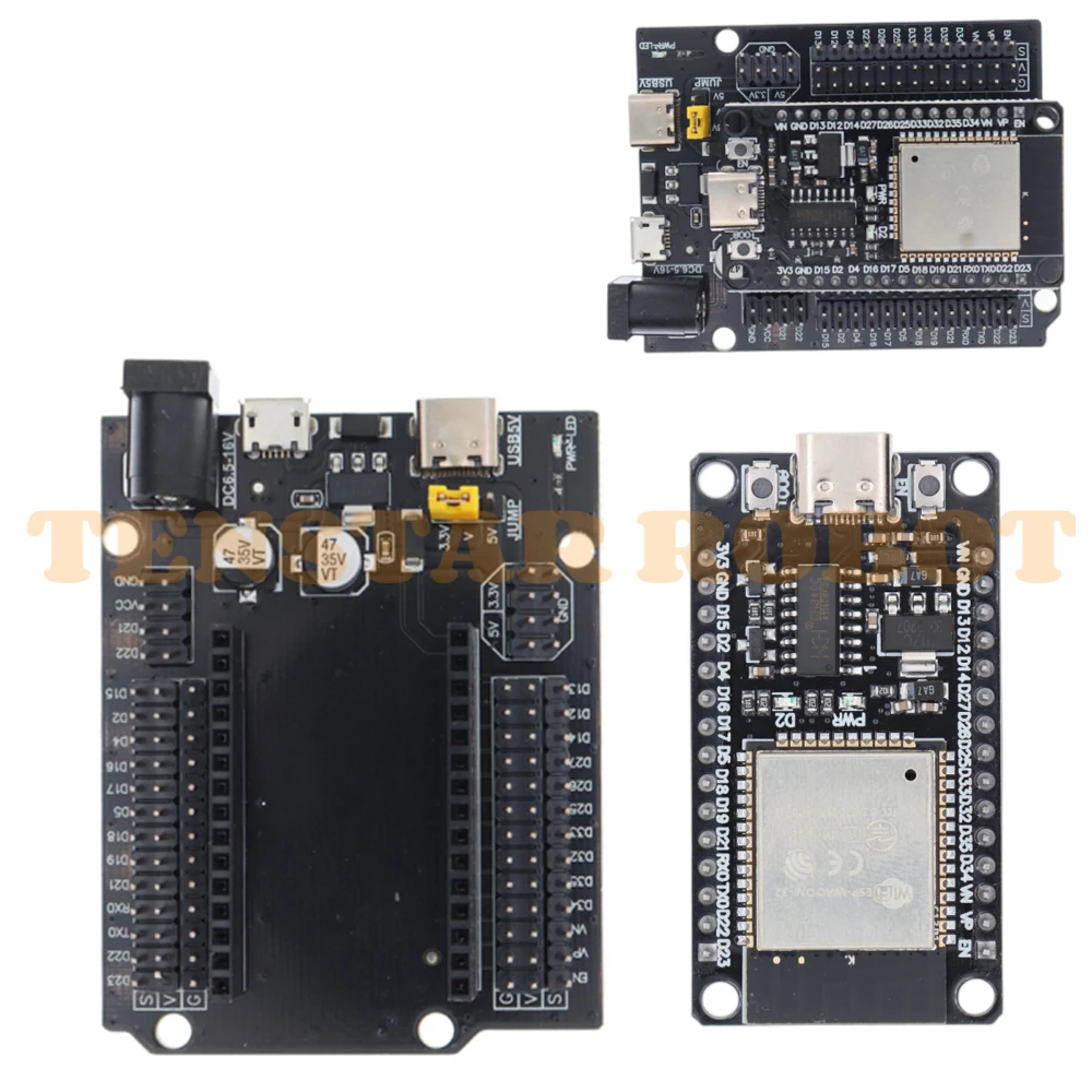 ESP32 Development Board TYPE-C USB CH340C ESP-32 WiFi+Bluetooth Ultra ...